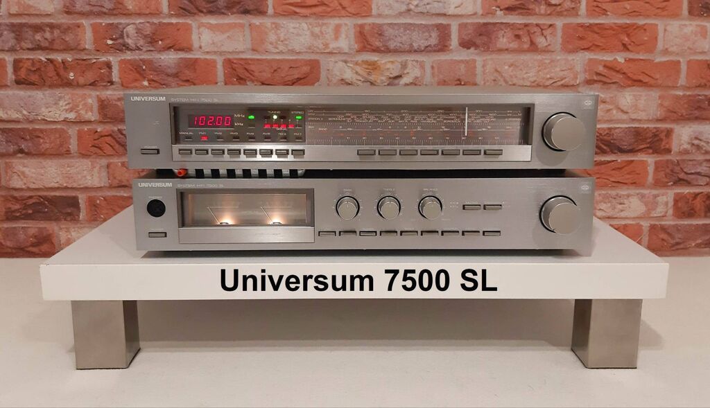 Odlično očuvan komplet marke Universum Hi Fi System 7500 SL Pojačalo +