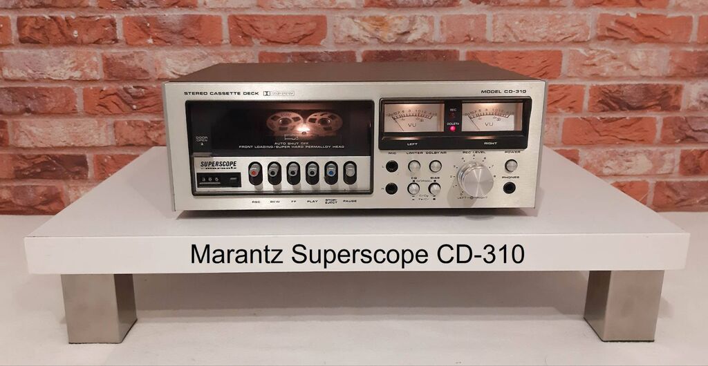 Odlično očuvan kaset dek marke Marantz Superscope CD-310 Zvučno