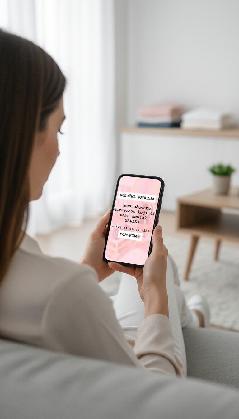 Uslužna prodaja garderobe - Usluga posredovanja u prodaji vaše