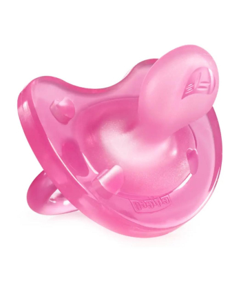 Chicco laža Physio Soft silikon 0-6 meseci - Roze