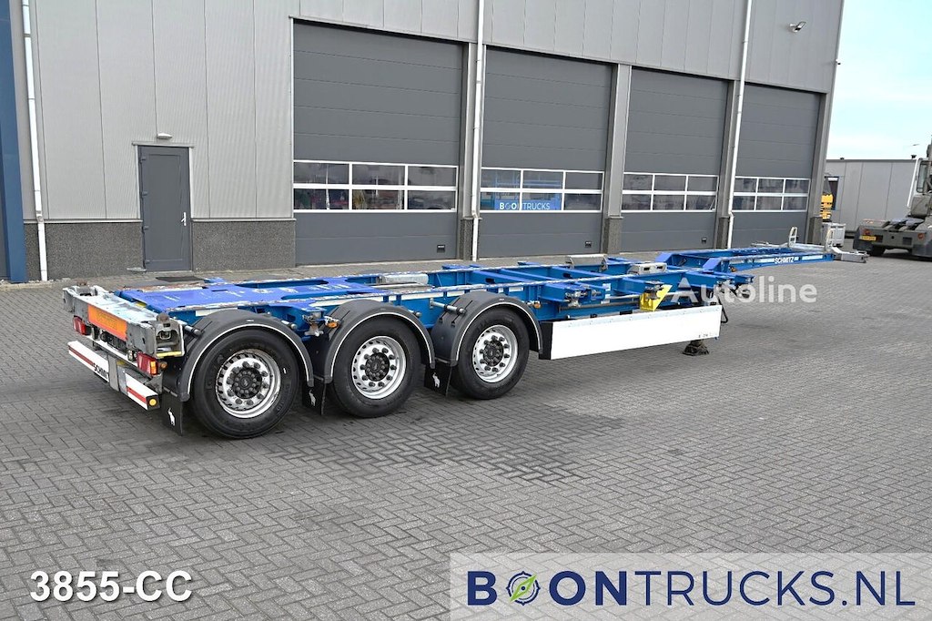Schmitz Cargobull SCB*S3B | 2x20-30-40-45ft HC * LIFT AXLE * EXTENDABLE REAR * NL poluprikolica za prevoz kontejnera