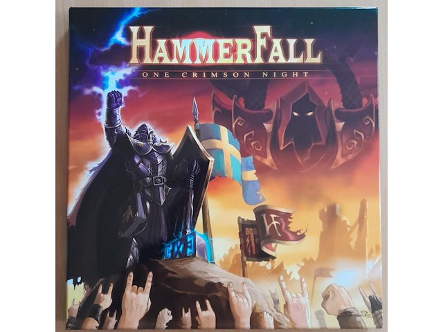 HammerFall – One Crimson Night 3xLP Box clear vinyl