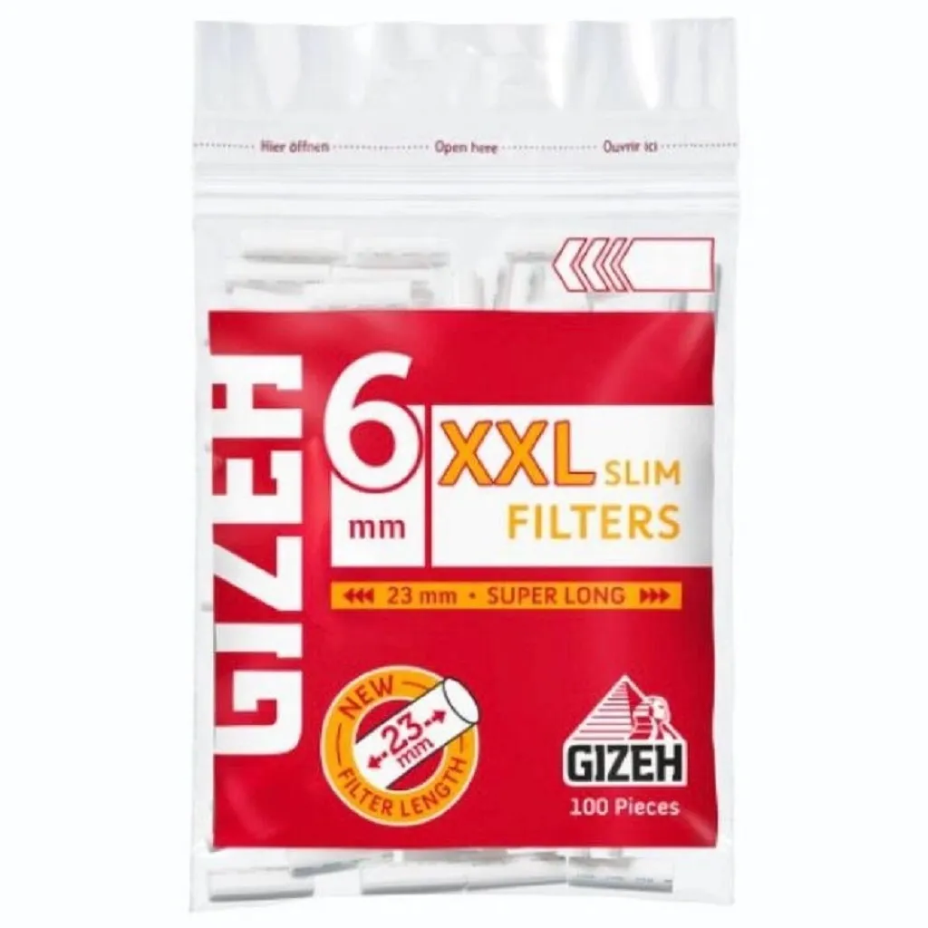 GIZEH SLIM FILTER 6mm XXL