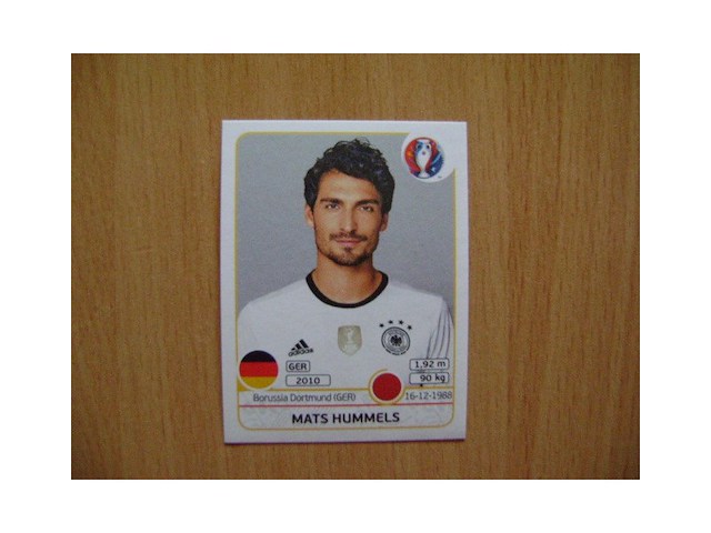 Euro 2016 Panini sličica broj 244