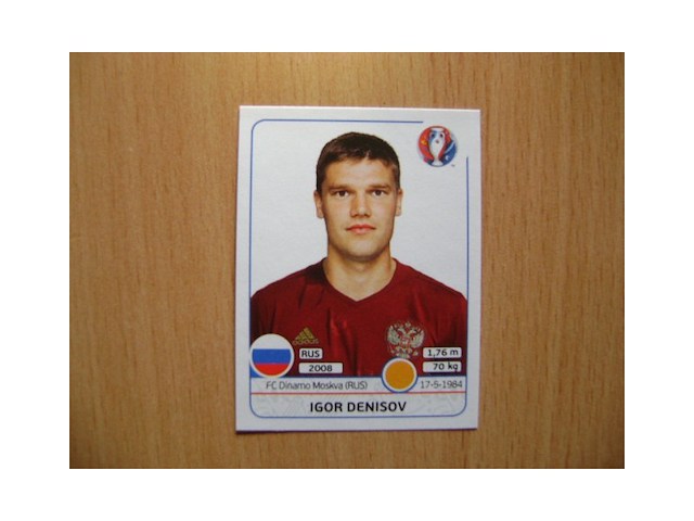 Euro 2016 Panini sličica broj 170