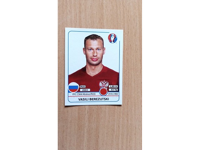 Euro 2016 Panini sličica broj 165