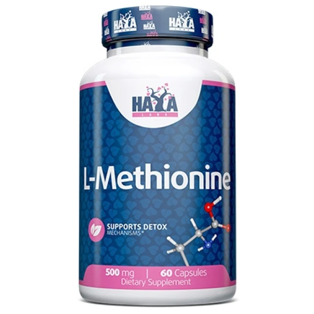 L-Methionine 500 mg – Esencijalna sumporna aminokiselina za detoksikaciju (50 kapsula)