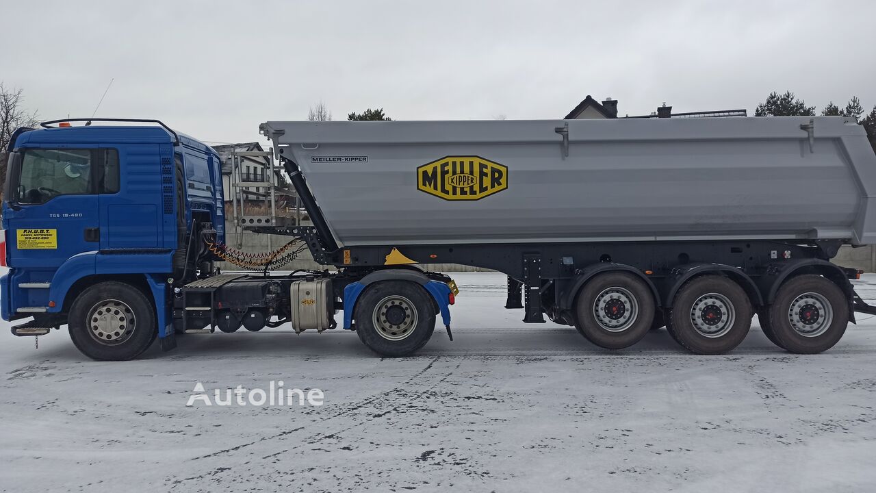MAN TGS 18.480 tegljač + poluprikolica kipera