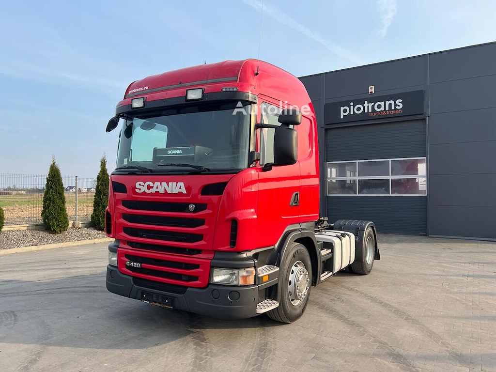 Scania G 420 / 2012 / OPTICRUISE / SUPER STAN / 2 ZBIORNIKI / TOP tegljač
