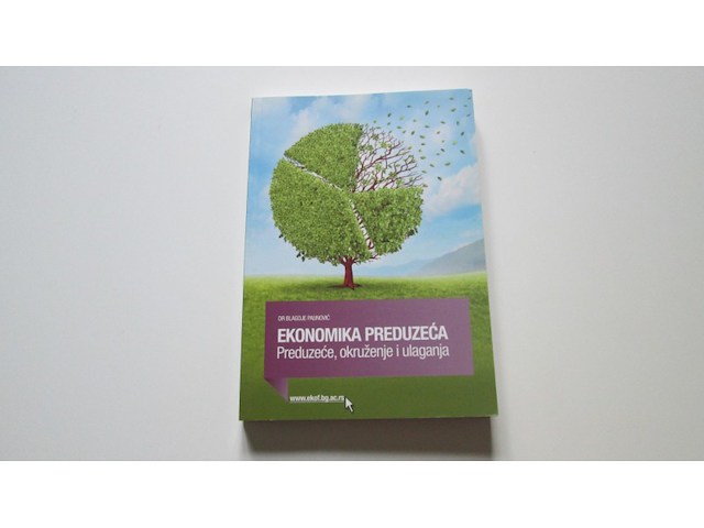 Ekonomika preduzeća, Blagoje Paunović