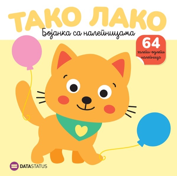 Tako lako – Maca bojanka sa nalepnicama