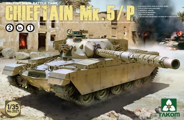 TAKOM 1/35 British Main Battle Tank Chieftain Mk.5/P