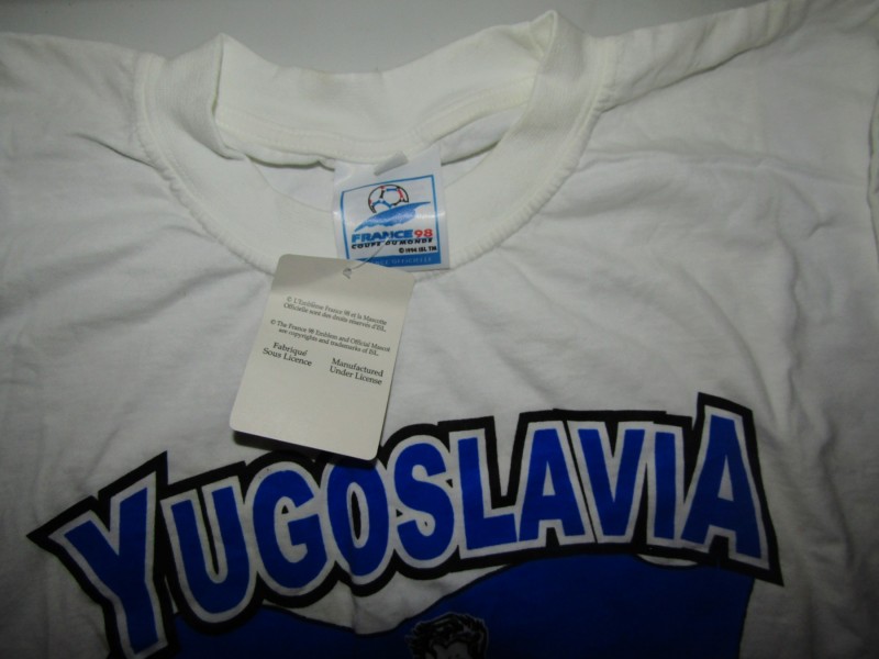 Yugoslavia Jugoslavija 1998 France retka majica XL