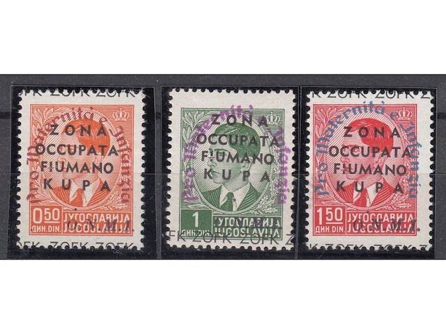 Italijanska okupacija Jug. 1941 Fiumano Kupa serija **