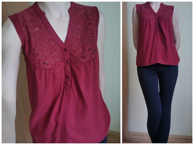 Vero moda bordo bluza XS/S