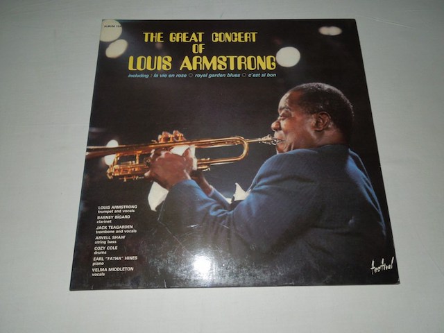 louis armstrong-great concert-2lp-france press-mint