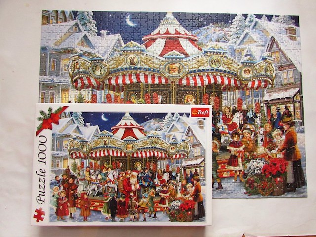Novogodišnje puzzle Trefl 1000 delova