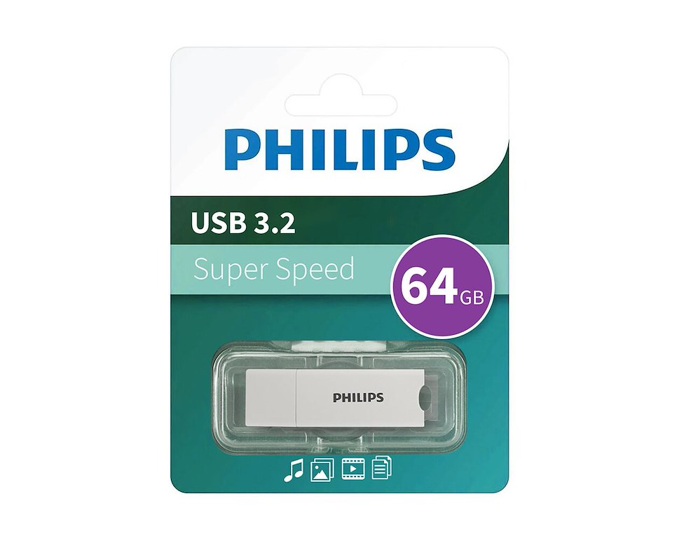 USB flash memorija Philips 10UA 3.2 single port 64GB (MS)