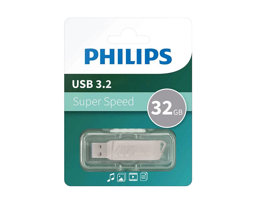USB flash memorija Philips 40UT 3.2 dual port USB-A + type C 32GB (MS)