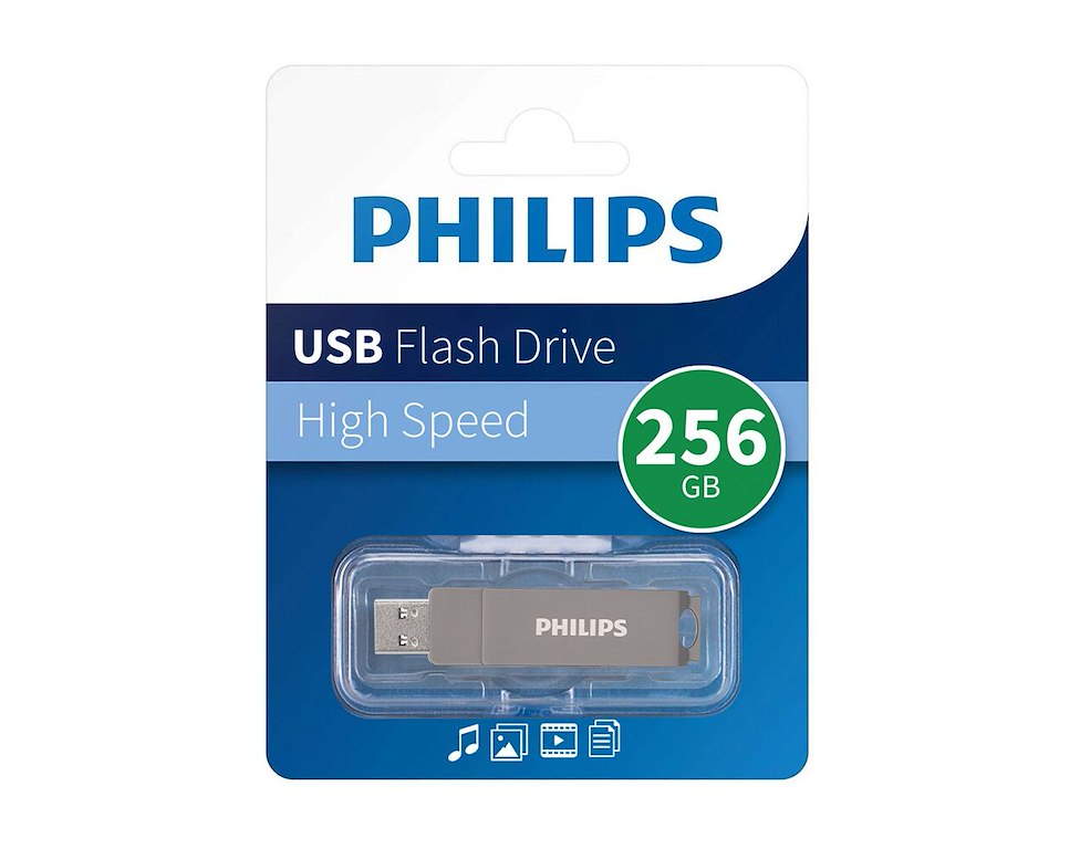 USB flash memorija Philips 60UT 3.2 dual port USB-A + type C 256GB (MS)