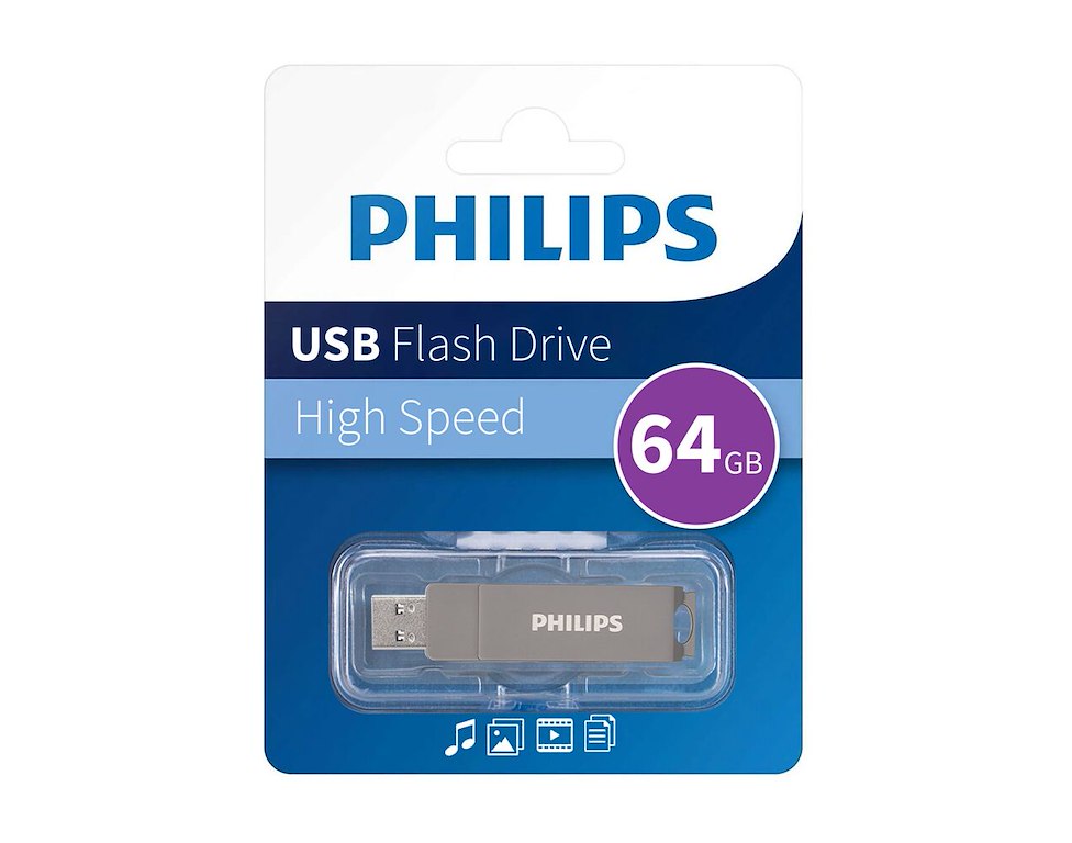 USB flash memorija Philips 60UT 3.2 dual port USB-A + type C 64GB (MS)