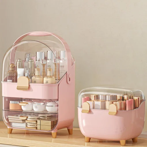 Beauty Box Organizer 2u1 - Roza