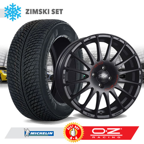 SG 215/55 R17 SET Z MICHELIN + OZ SUP GT MB 5/112