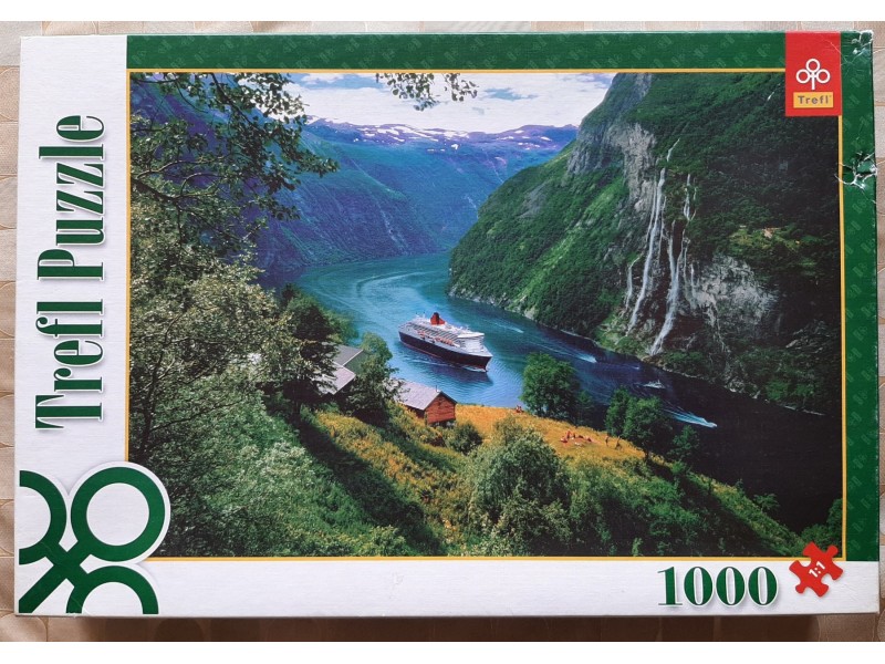 TREFL PUZZLE norveški fjord od 1000 delova