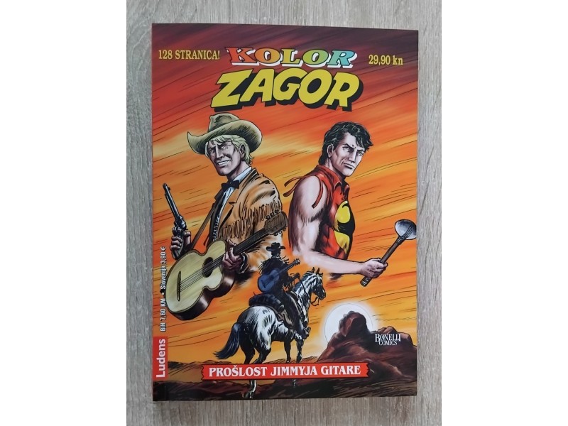 Zagor kolor 3 Prošlost Jimmyja Gitare