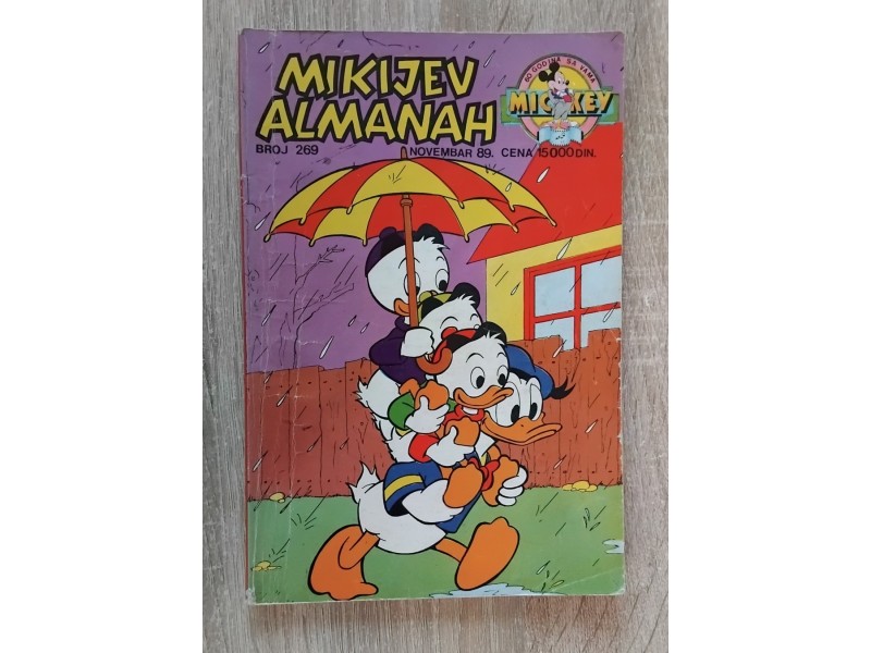 Mikijev Almanah 269 novembar 1989