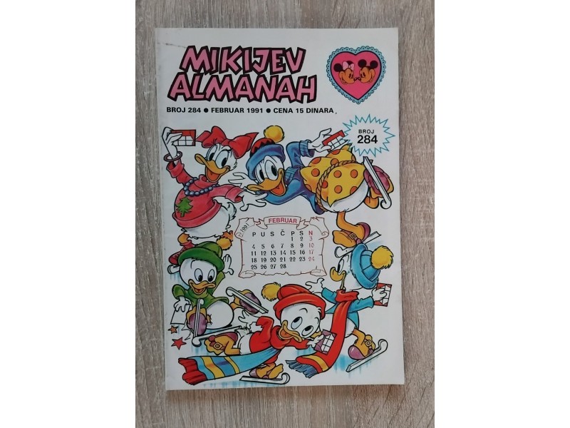 Mikijev Almanah 284 februar 1991