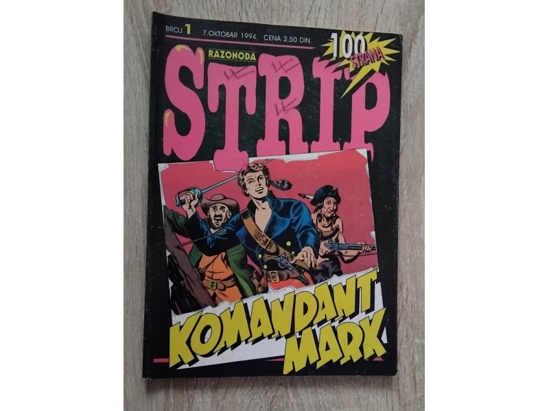 Strip razonoda broj 1 Komandant Mark