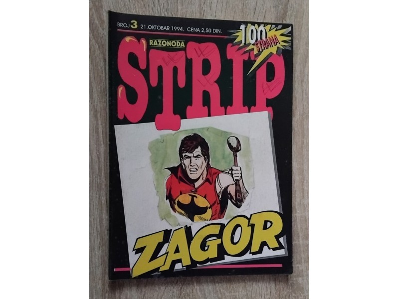 Strip razonoda broj 3 Zagor - Leteće prokletstvo