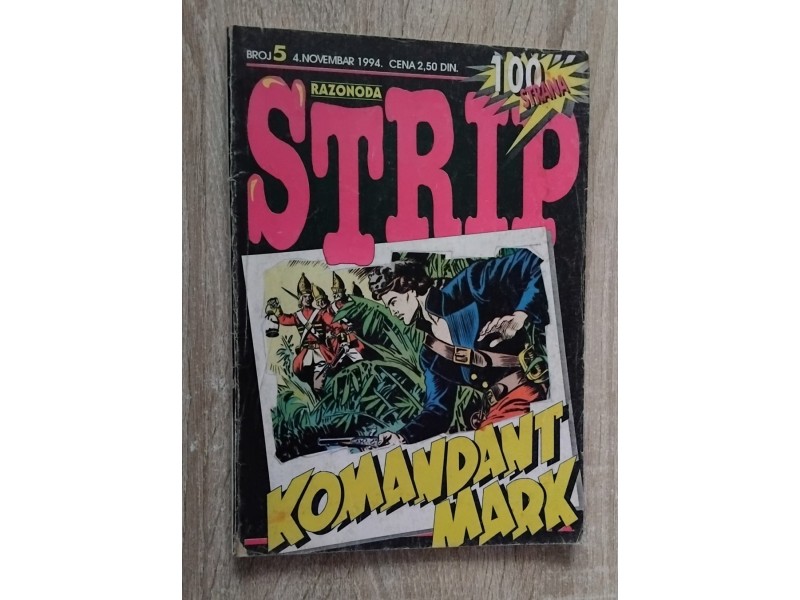 Strip razonoda broj 5 Komandant Mark