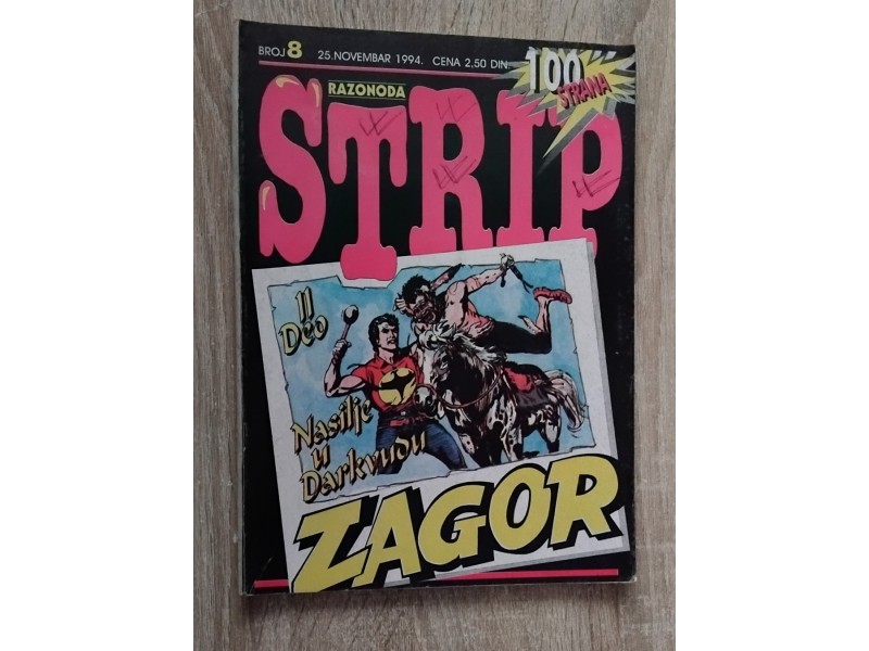 Strip razonoda broj 8 Zagor