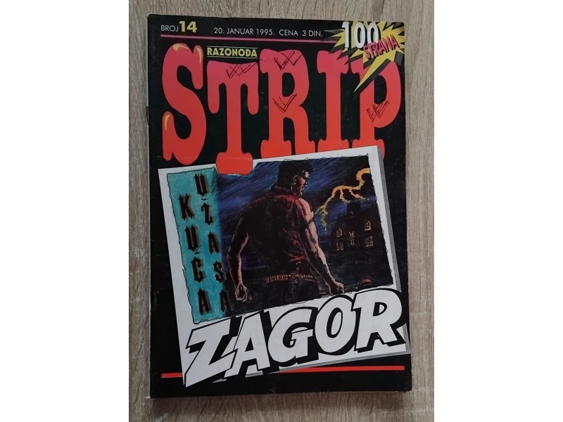 Strip razonoda broj 14 Zagor - Kuća užasa