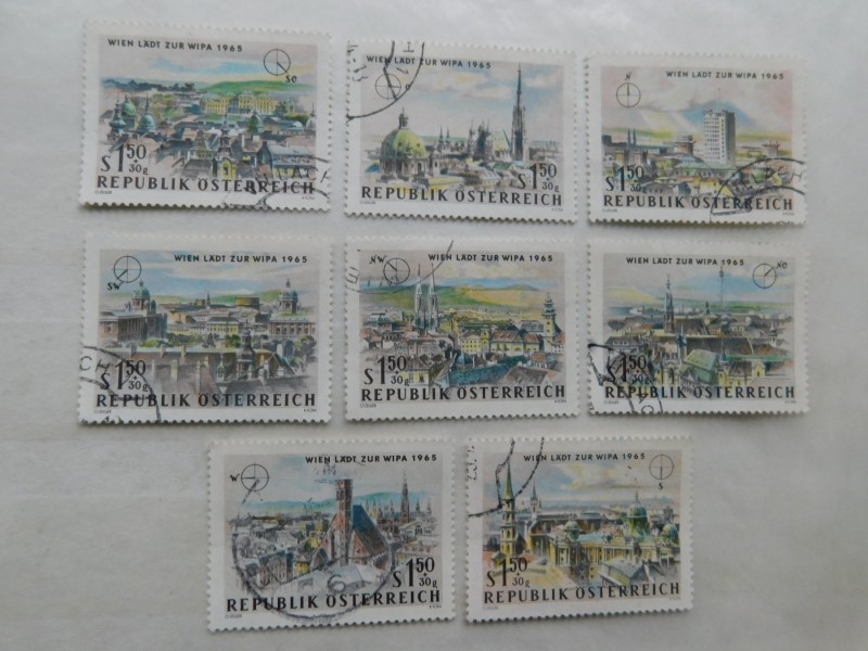 AUSTRIJA 1964 KOMPLET SERIJA
