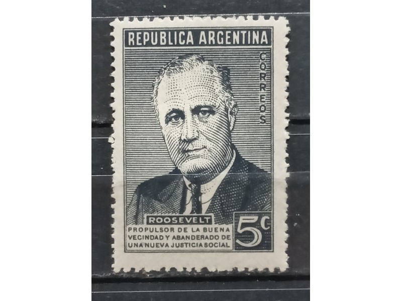ARGENTINA 1946 - SMRT PREDSEDNIKA RUZVELTA **