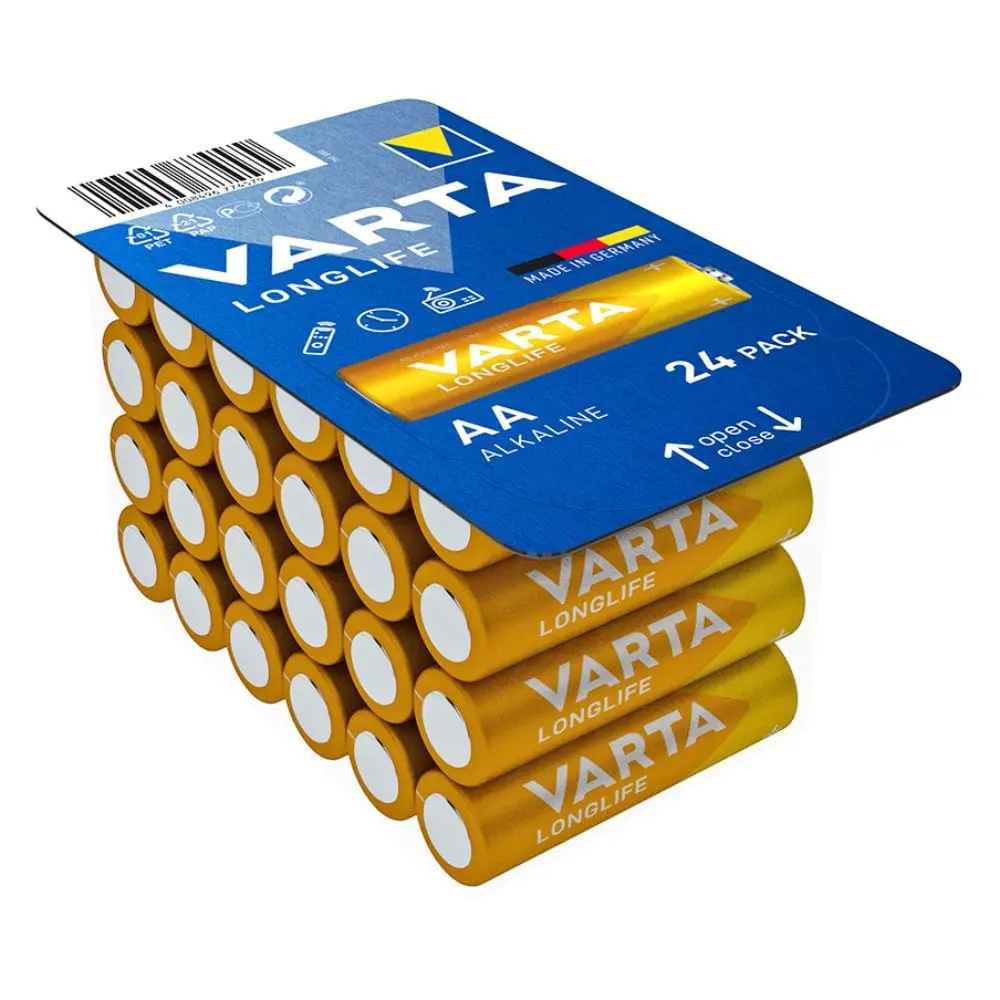 VARTA Longlife LR06 AA Alkalne baterije 24/1