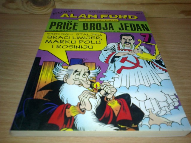 Alan Ford PRIČE BROJA JEDAN  Specijal ,Broj 7.