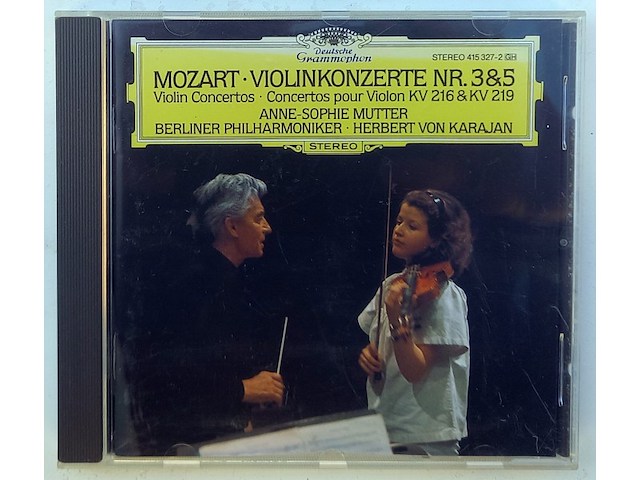 Mozart • Anne-Sophie Mutter • Karajan - Violinkonzerte