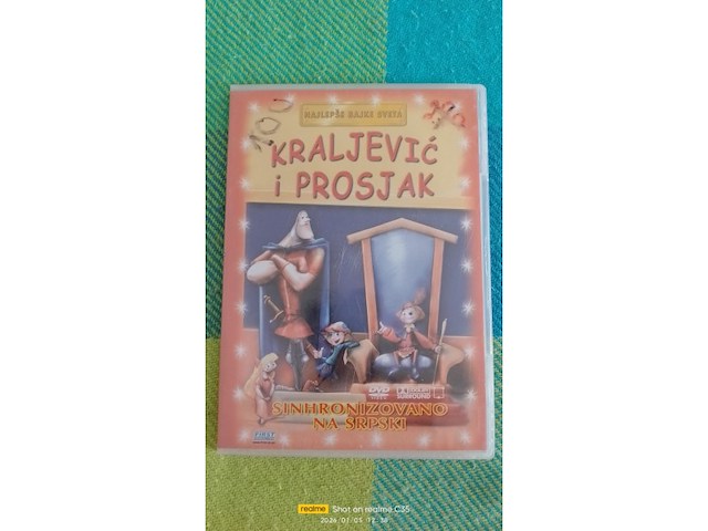 DVD CRTANI FILM - KRALJEVIC I PROSJAK