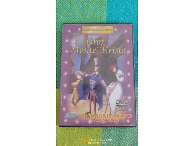 DVD CRTANI FILM - GROF MONTE KRISTO