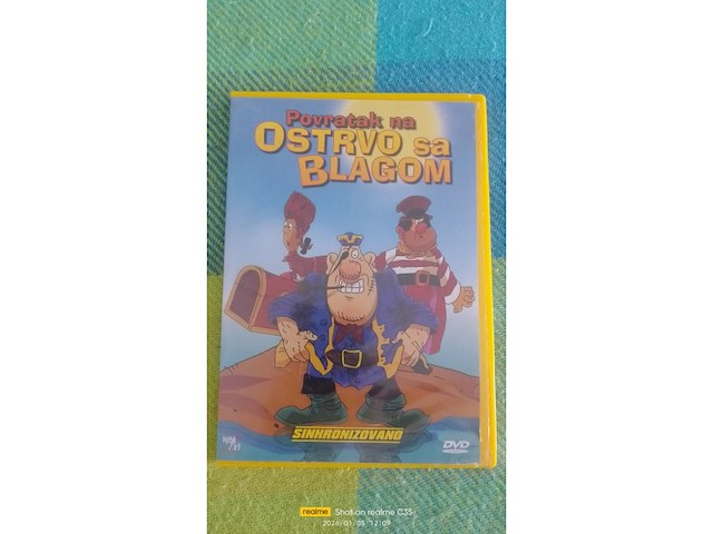 DVD CRTANI FILM - POVRATAK NA OSTRVO SA BLAGOM