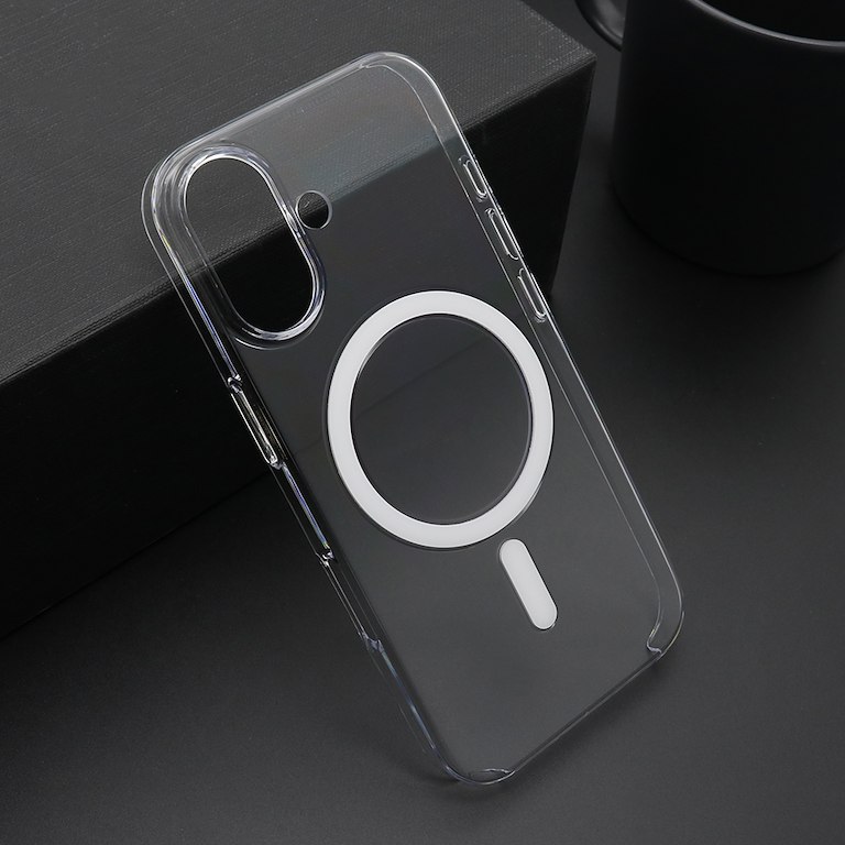 Zastitna maska (futrola) AMBER CLEAR MagSafe - iPhone 17 providna (MS)