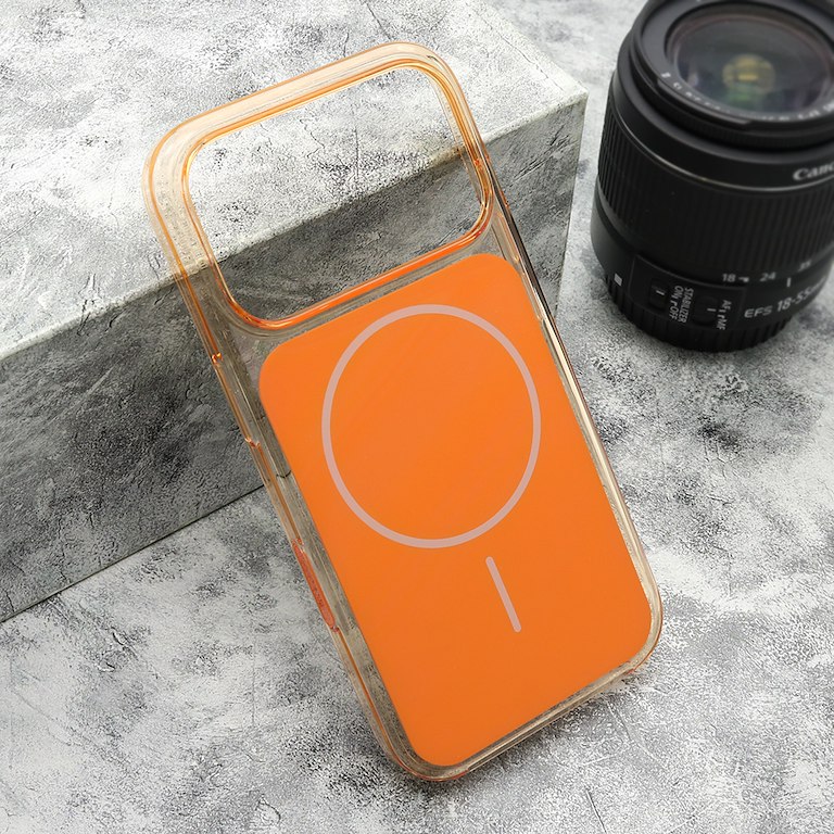 Zastitna maska (futrola) AMBER MagSafe - iPhone 17 Pro narandzasta (MS)