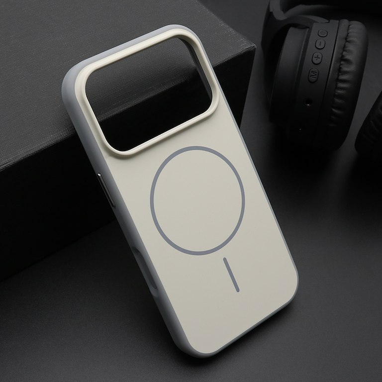 Zastitna maska (futrola) CHROME MagSafe - iPhone 17 Pro bela (MS)