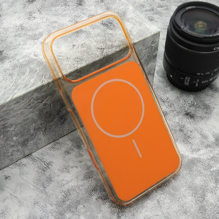 Zastitna maska (futrola) AMBER MagSafe - iPhone 17 Pro Max (6.9) narandzasta (MS)