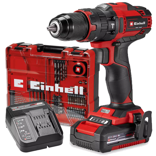 Einhell AKU UD.Bušilica Set TE-CD18/40Li+64 1x2Ah