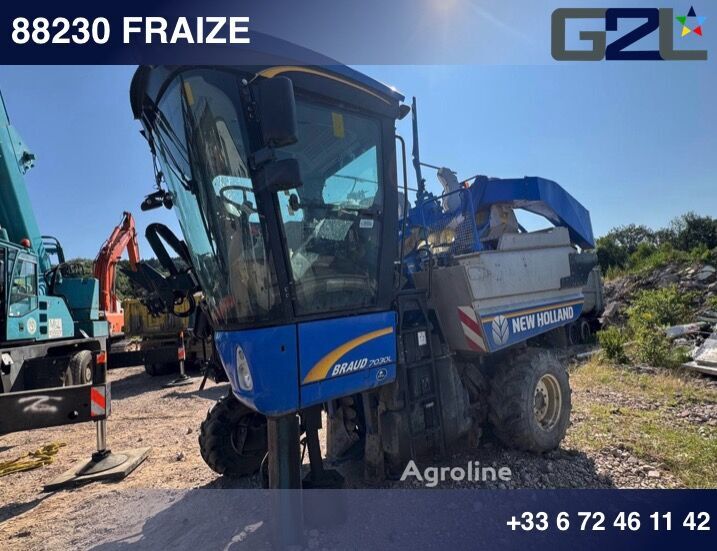 New Holland BRAUD 7030L kombajn za berbu grožđa nakon udesa